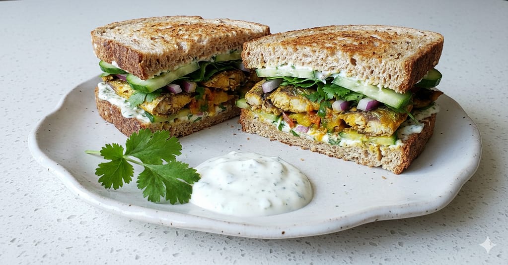 Indian-Spiced Smoked Sardine Sandwich - Bar Harbor Foods®